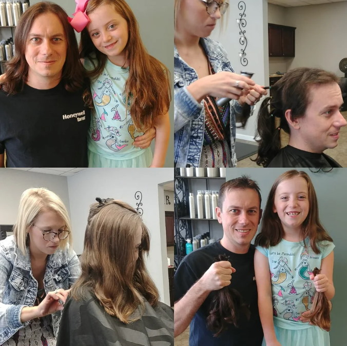 35 Dads Who Let Their Daughters Make Them Look Extra Pretty