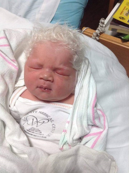 50 Cute Babies Born With Full Heads Of Hair