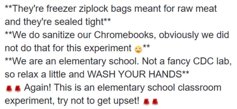 Elementary school kids experiment with white bread -get important ...