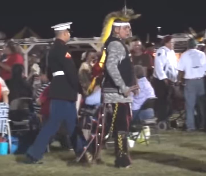 Native american and marine join forces for unforgettable pow-wow ...