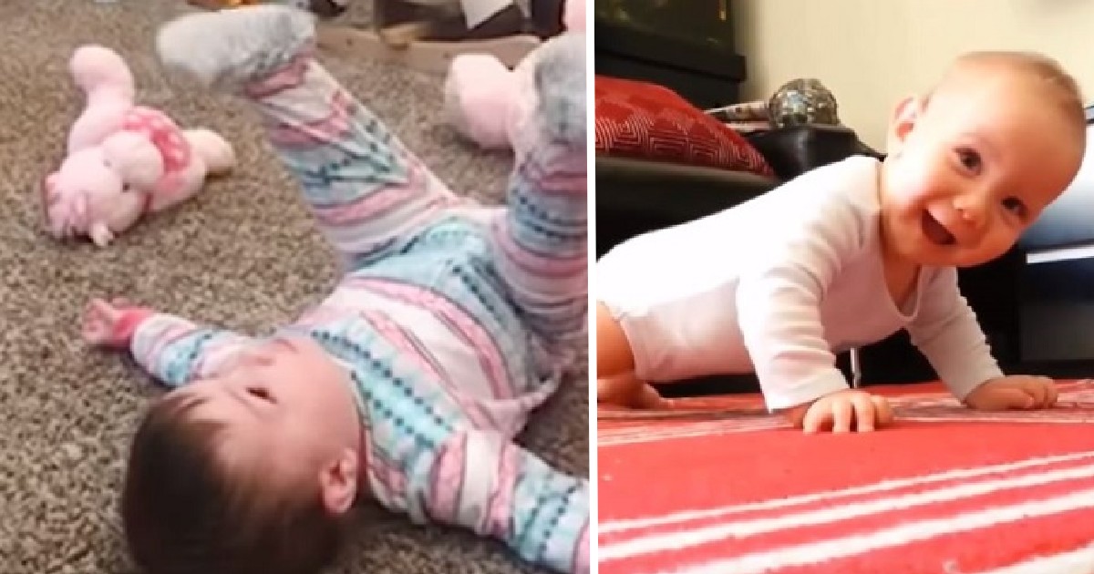 75 Funny babies trying to exercise for a healthy body