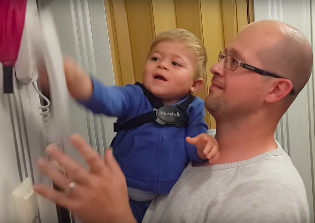 Baby Can’t Get Enough Of Daddy Answering The Phone