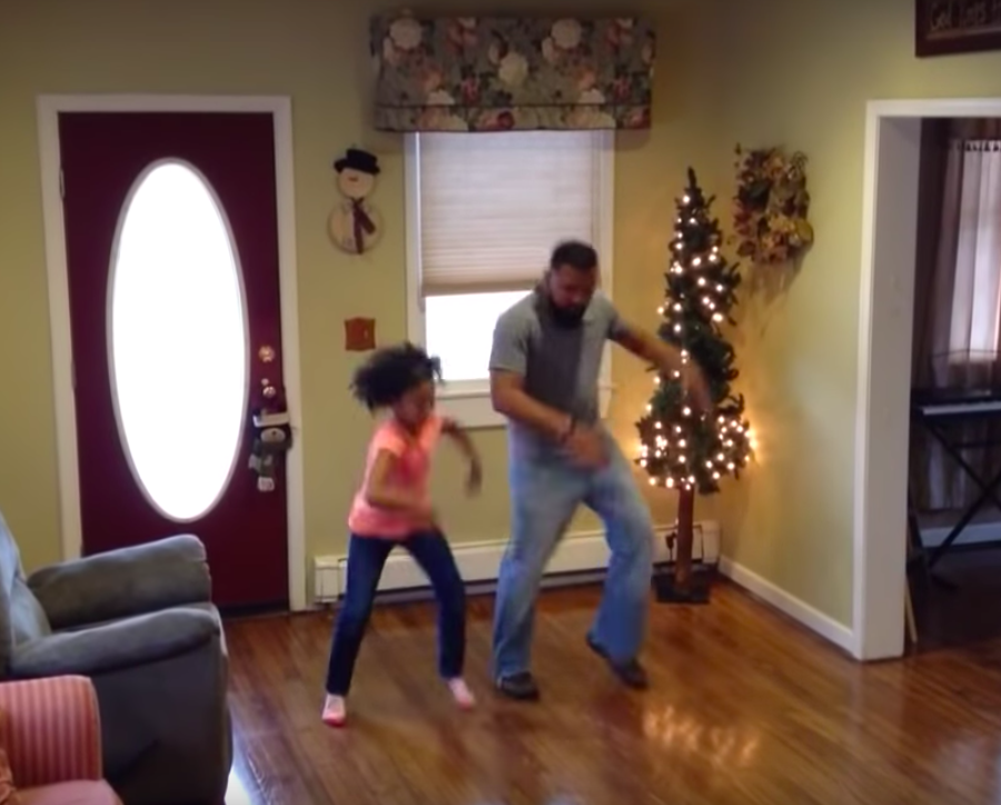 Dad And Daughter Win Hearts With Fun Dance-Off