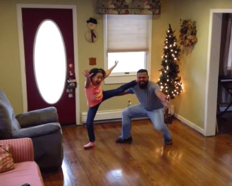 Dad And Daughter Win Hearts With Fun Dance-Off