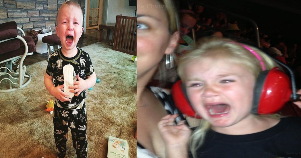 Parents share 75 funny reasons their kids are crying