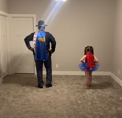 Officer And Daughter Perform Adorable Dance During Quarantine