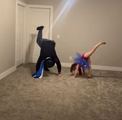 Officer And Daughter Perform Adorable Dance During Quarantine