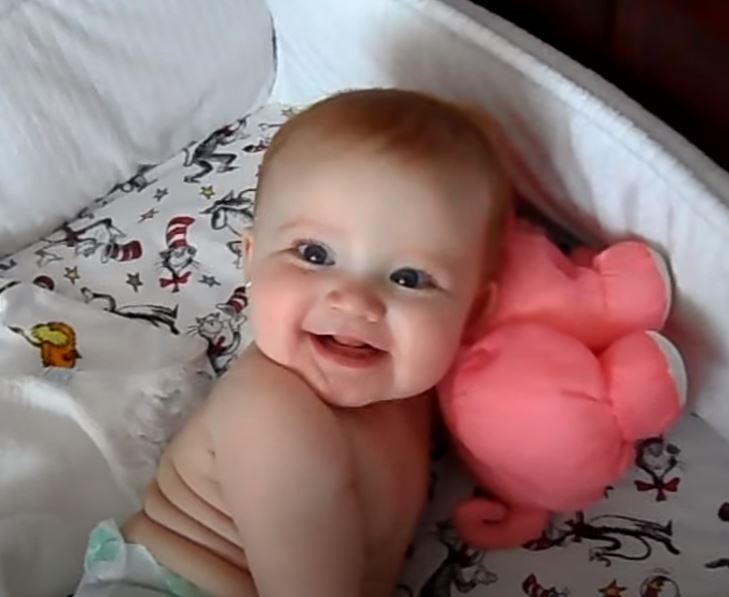 Baby Wakes Up With Heart-Melting Smile
