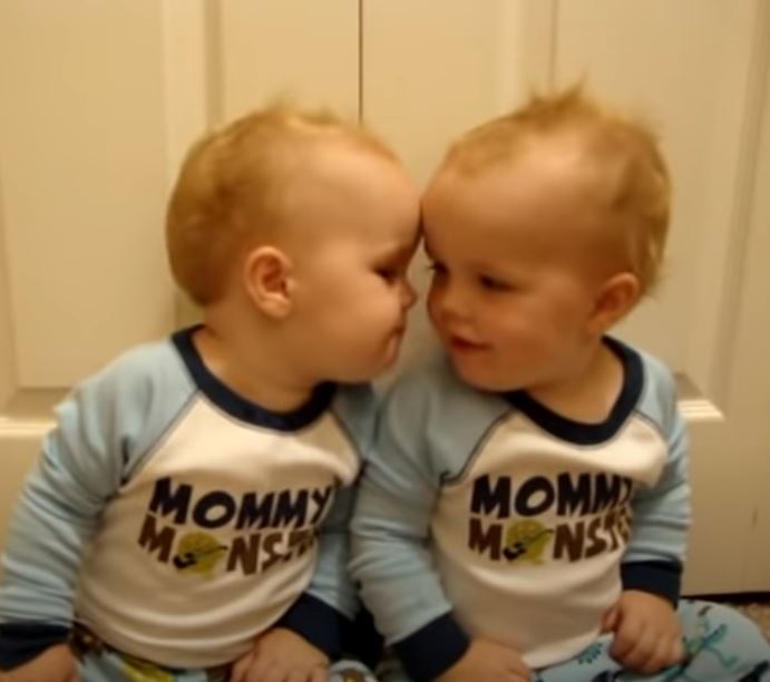 15-Month-Old Twins Show Mommy Their Sign Language