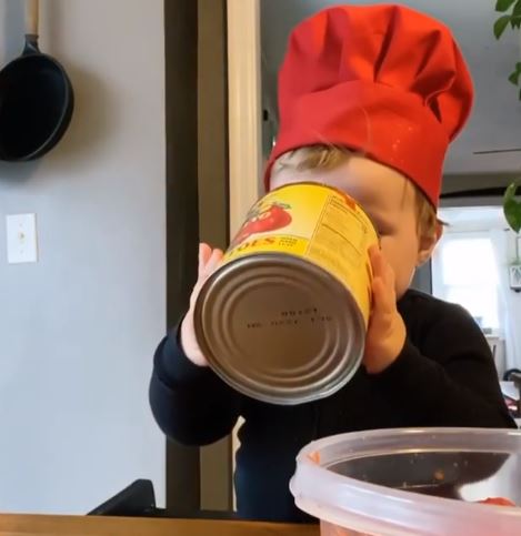 Adorable One-Year-Old Chef Wins Internet’s Heart