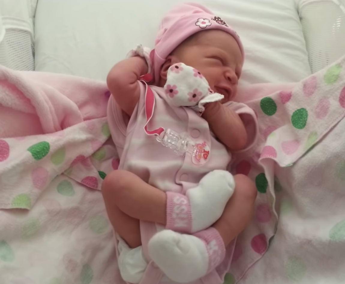 Infant Baby Girl’s Morning Stretch Is Too Cute