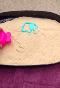 Mom comes up with brilliant plan to make edible sand for kids using ...