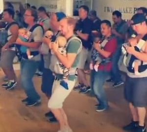 Daddy-baby dance duos bring the house down with epic moves to “Play ...