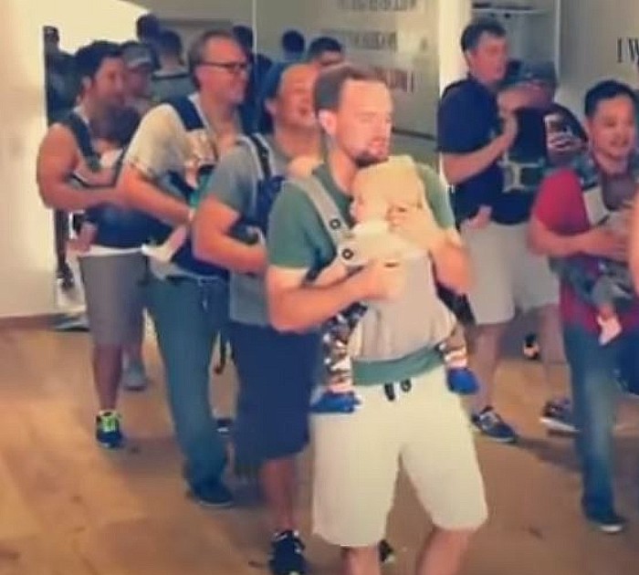 Daddy-baby dance duos bring the house down with epic moves to “Play ...