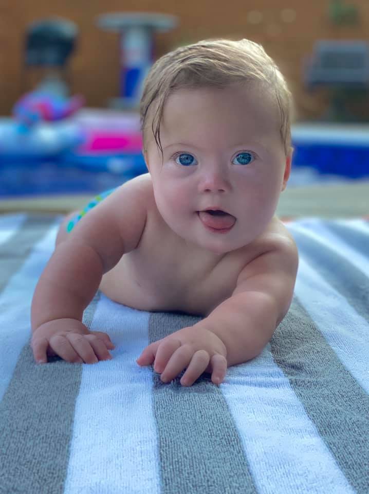 Big brother sings "10,000 Hours" to his newborn brother with Down Syndrome