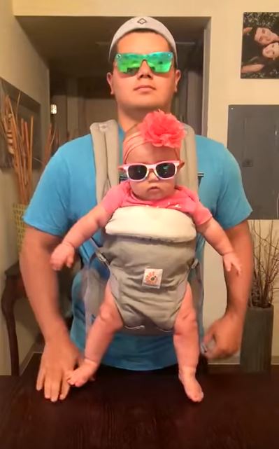 Dad hilariously shows off what happens when he’s left to care for the ...