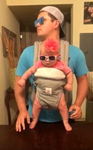 Dad hilariously shows off what happens when he’s left to care for the ...