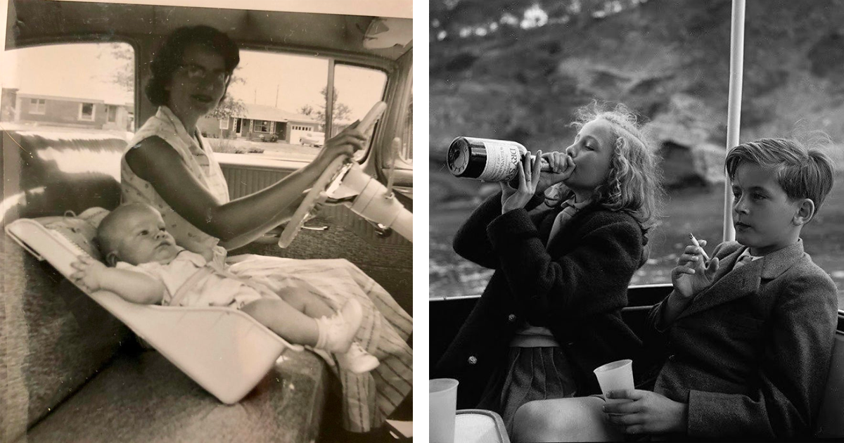 75 old school parenting photos that would give parents a heart attack today