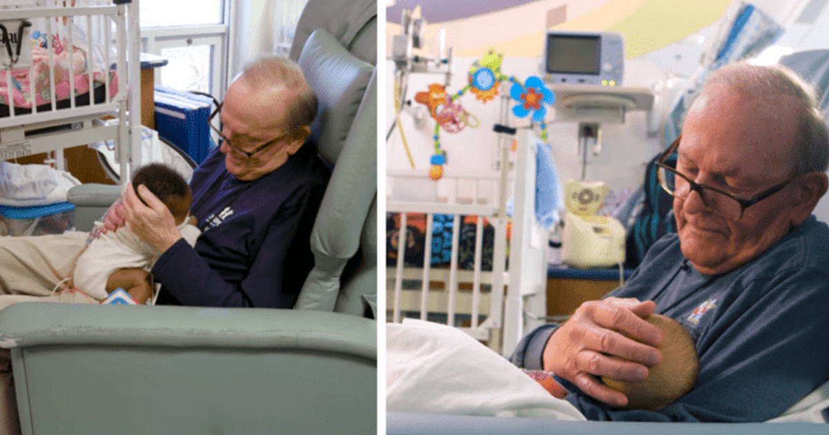 Retired grandpa volunteers twice a week at hospital, comforted over ...
