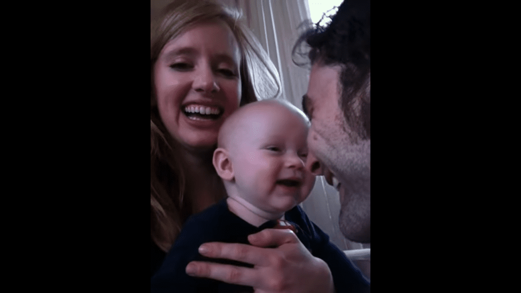 Baby has sweetest reaction when daddy comes home from work