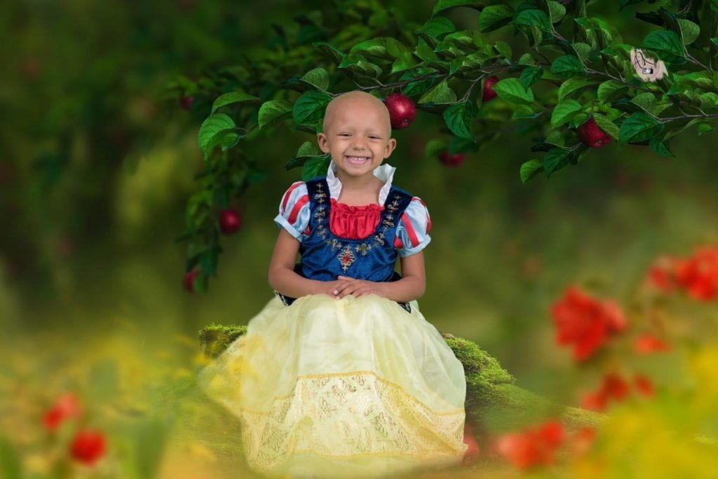 Little girl with cancer transforms into a beautiful princess at a ...