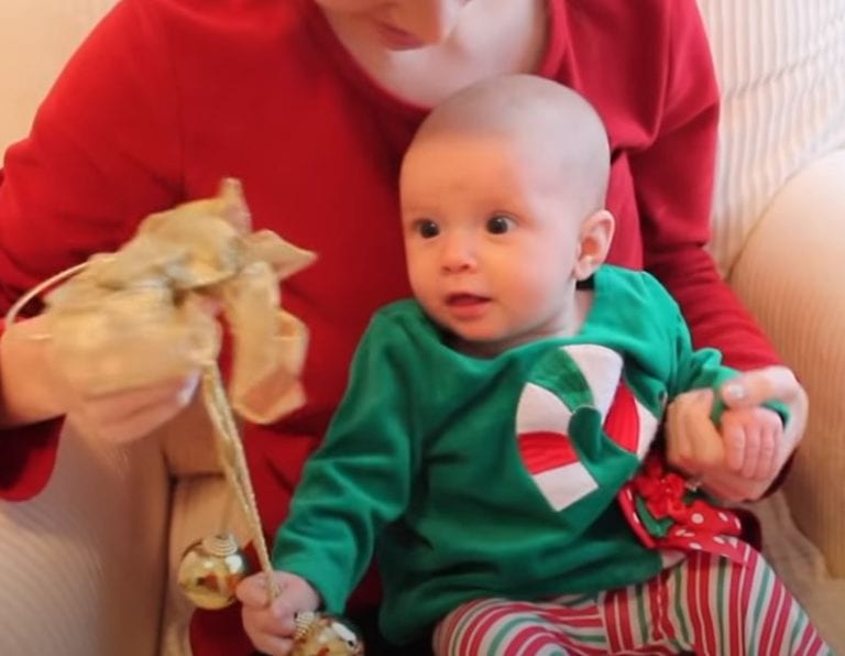 Daddy Melts Hearts With “Jingle Bells” Rewrite For Baby Girl
