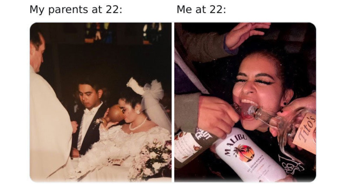 50 “My parents vs me at their age” photos that show how drastically ...