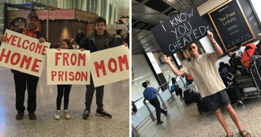 50 crack-up airport signs that welcome, embarrass or punish arrivals