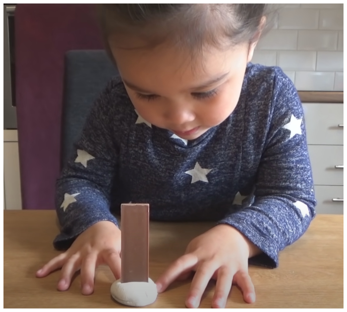 Two year old takes the “self-control” challenge and handles it like a boss