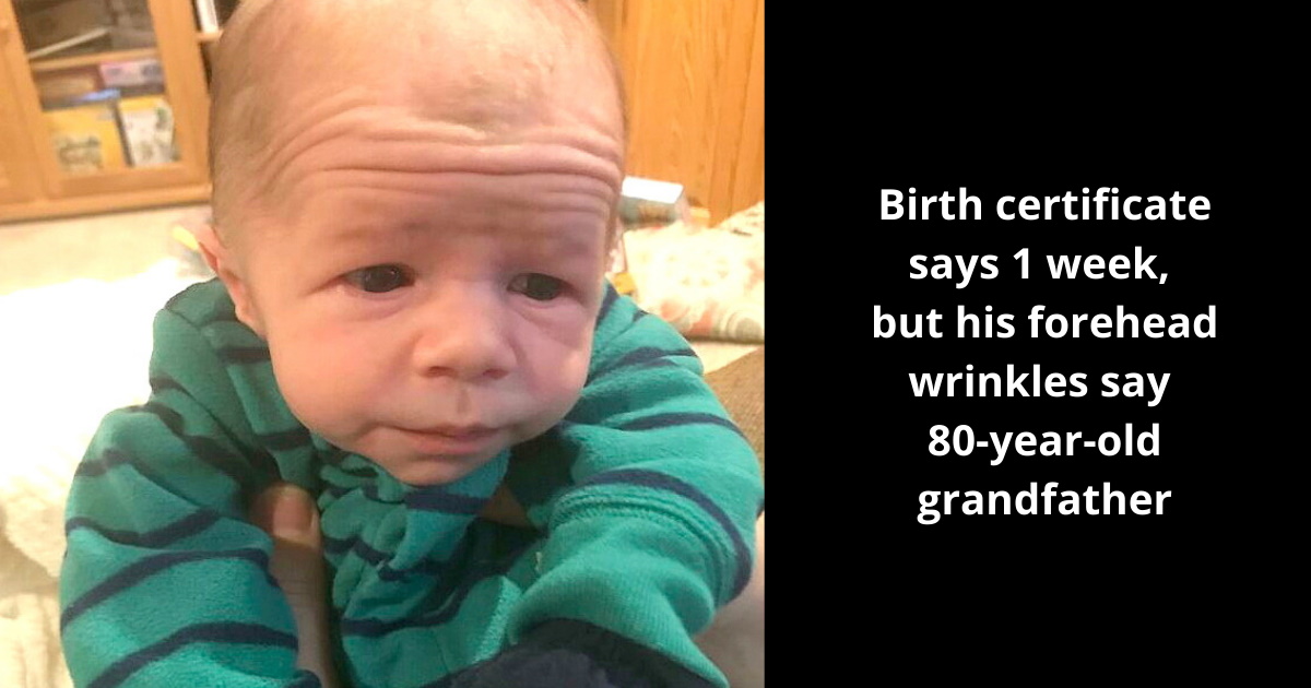 50 Adorable Babies That Look Like Elderly People