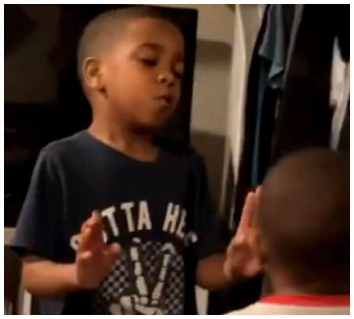 6-year-old coaches little brother through tantrum using calming ...