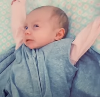 Adorable Baby Melts Hearts Getting Unswaddled After Nap