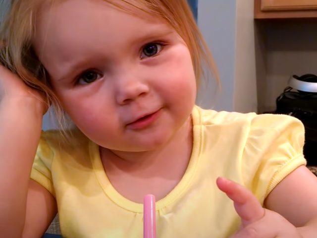 Toddler mimicking adults on the phone is an adorable mirror we’re not ...