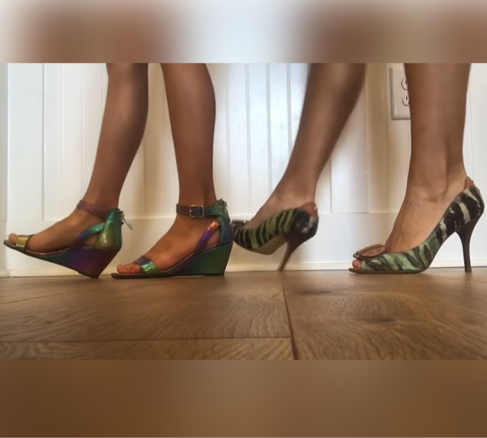 Mom and daughter give everything they’ve got in footloose dance routine