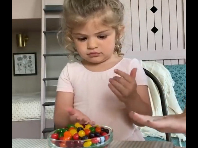 Celebrity’s daughter filmed doing viral candy challenge and it’s the ...