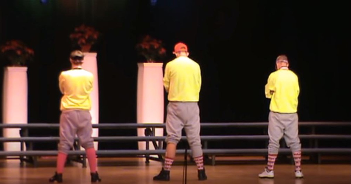 3 High school boys spin around for talent show dance that will go down ...