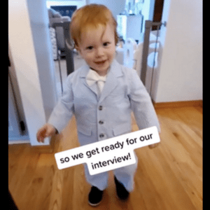 Mom Brings Toddler To Job Interview And He Steals Hearts With His Resume