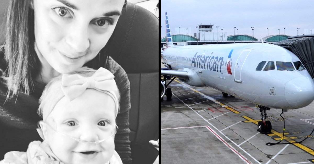 Passenger Kindly Gives Up First Class Seat To Mom And Sick Baby
