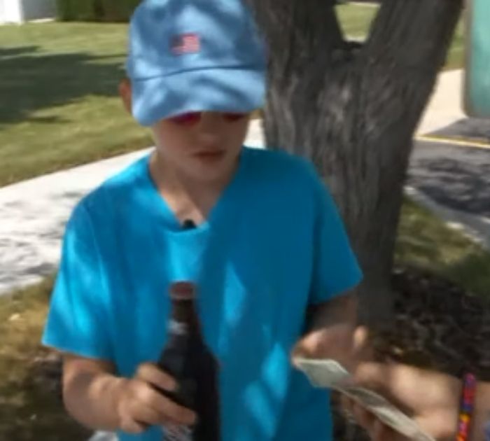 Neighbors call cops about kid selling 'Ice Cold Beer' but they laugh ...