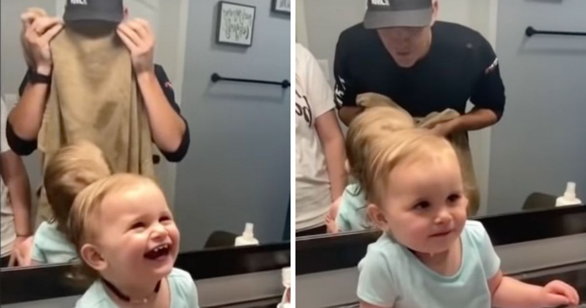 Bewildered babies respond to seeing their dads without beards for the ...