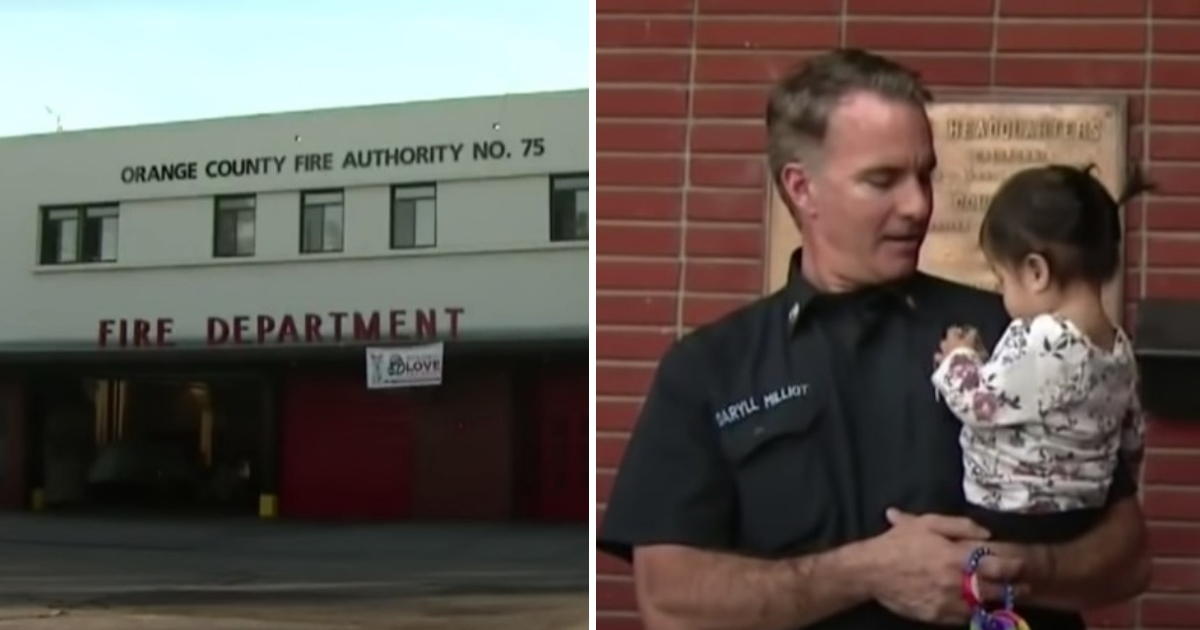 Firefighters take care of baby dropped off at station then she finds ...