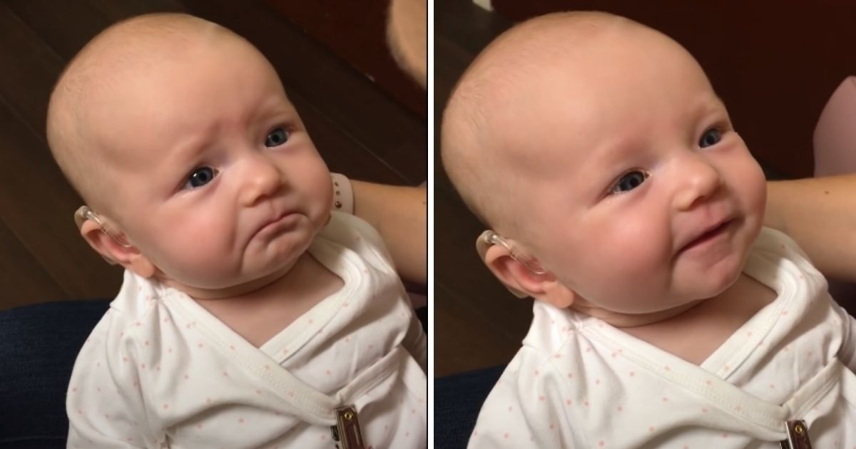 Deaf baby is overwhelmed with emotion upon hearing her mom say ‘I love ...