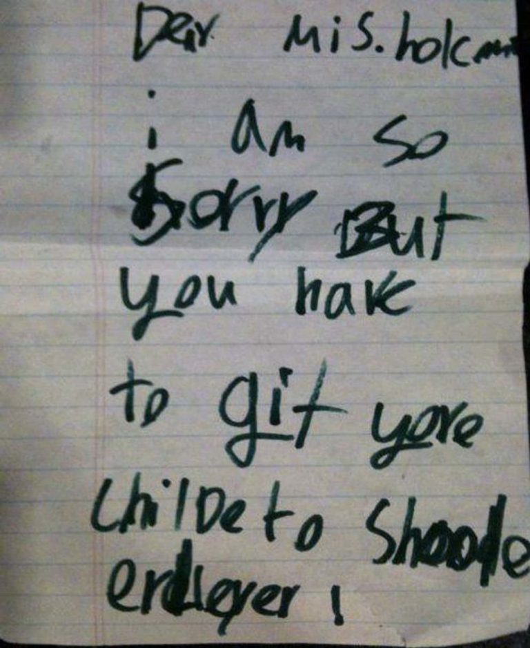 15 fake school excuse notes we can’t stop laughing at