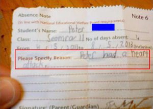 15 fake school excuse notes we can’t stop laughing at