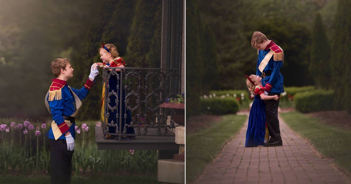 “Prince Charming” brother thanks sister with photoshoot that captures ...