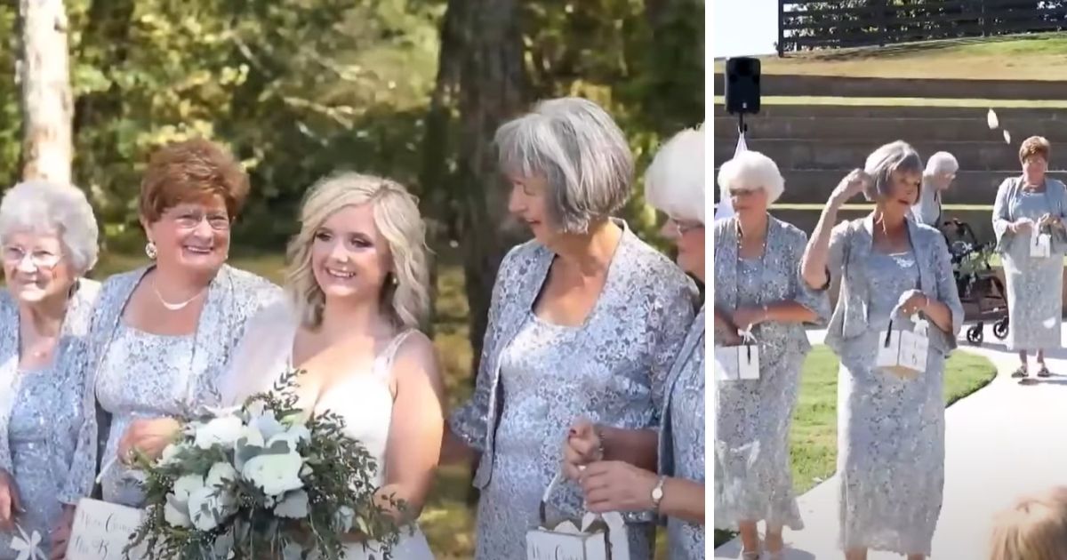Bride with multiple grandmas asks all four of them to be flower “girls ...