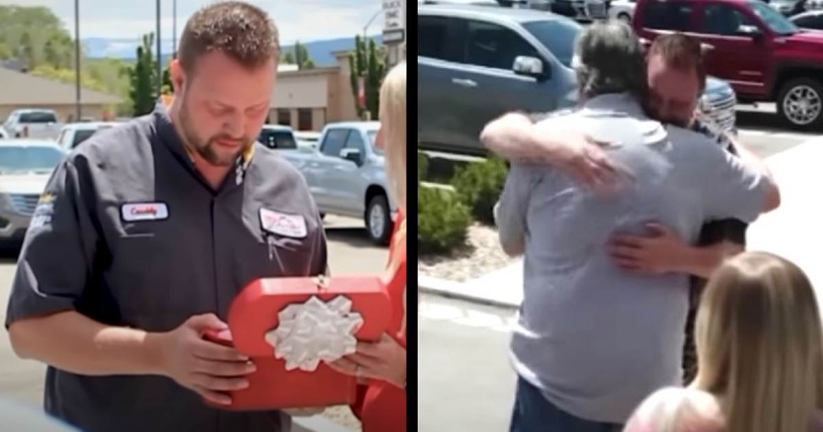 Widowed father of 5 opens box from strangers and finds the most ...