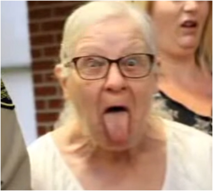 Grandma with dark sense of humor gives guests an unusual gift during ...
