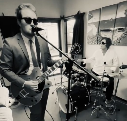 Man teaches parents to play bass and drums so he’ll have people to “jam ...