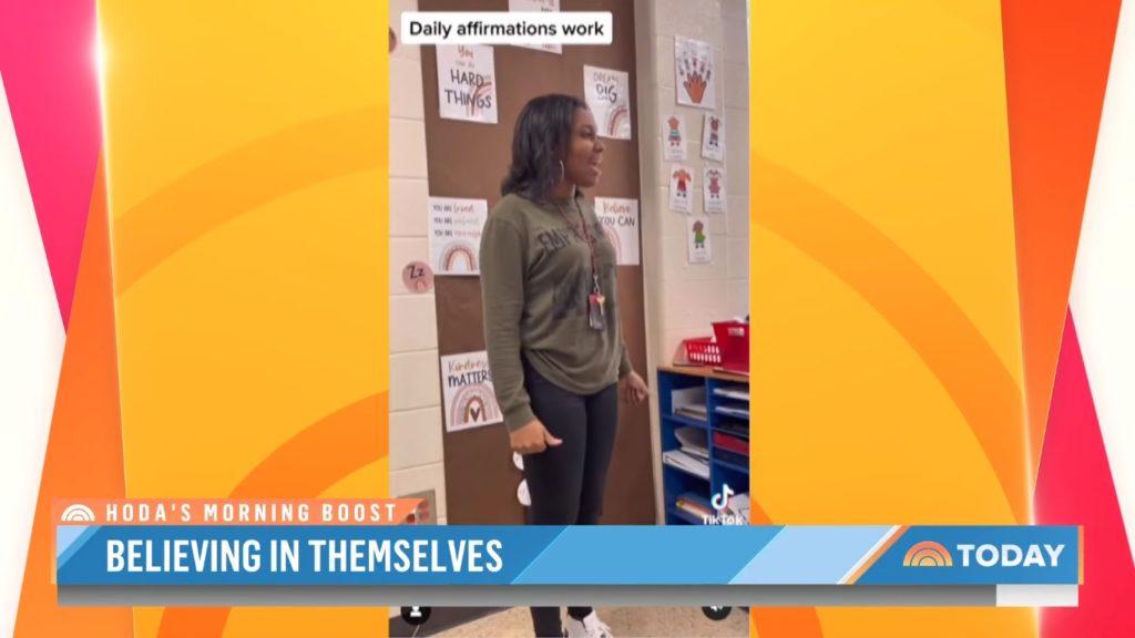 Teachers daily affirmations in front of the mirror are helping young ...